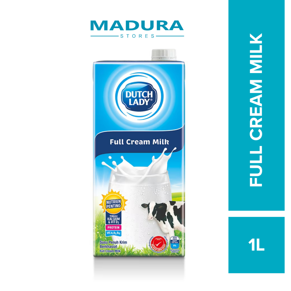 Dutch Lady Full Cream UHT Milk 1L | Shopee Malaysia
