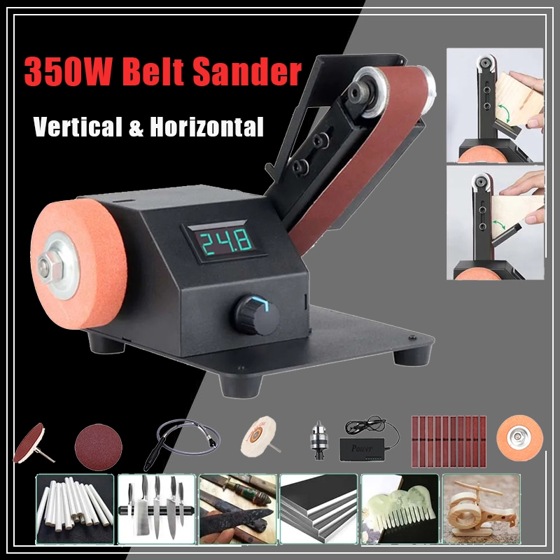 Electric Mini Belt Sander Multifunction Polishing Grind Machine Fixed ...
