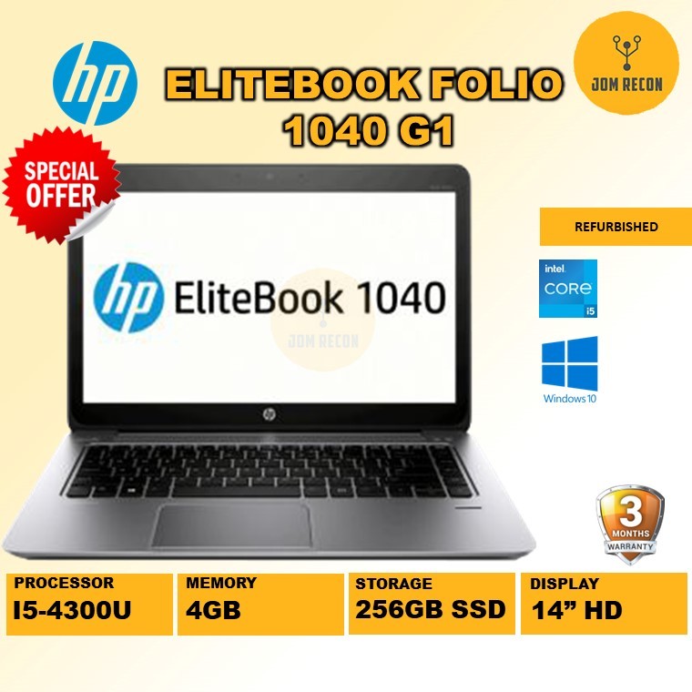 Hp Elitebook Folio Intel Core I5 4gen I5 3gen 8gb 320gb Laptop 9360