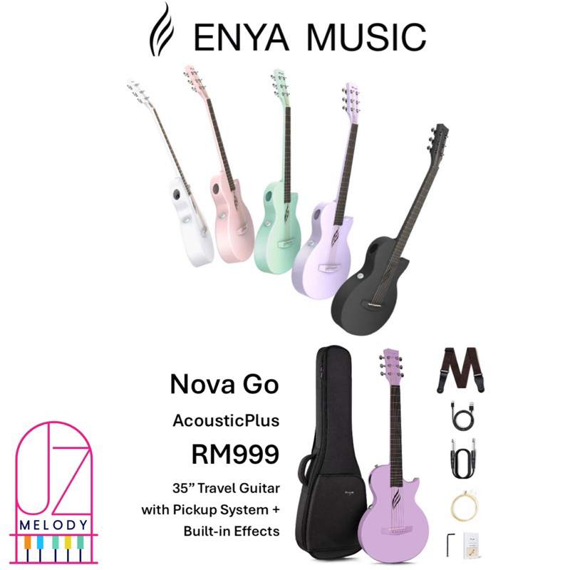 Enya Nova Go Carbon Fiber Acoustic Guitar 35 inch / Enya Nova Go (The ...