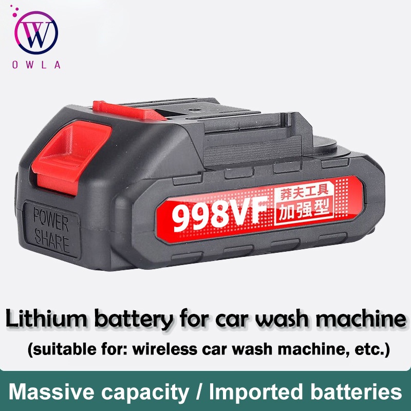 Cordless Water Jet 998VF Lithium Battery Car Washer High Pressure Home ...