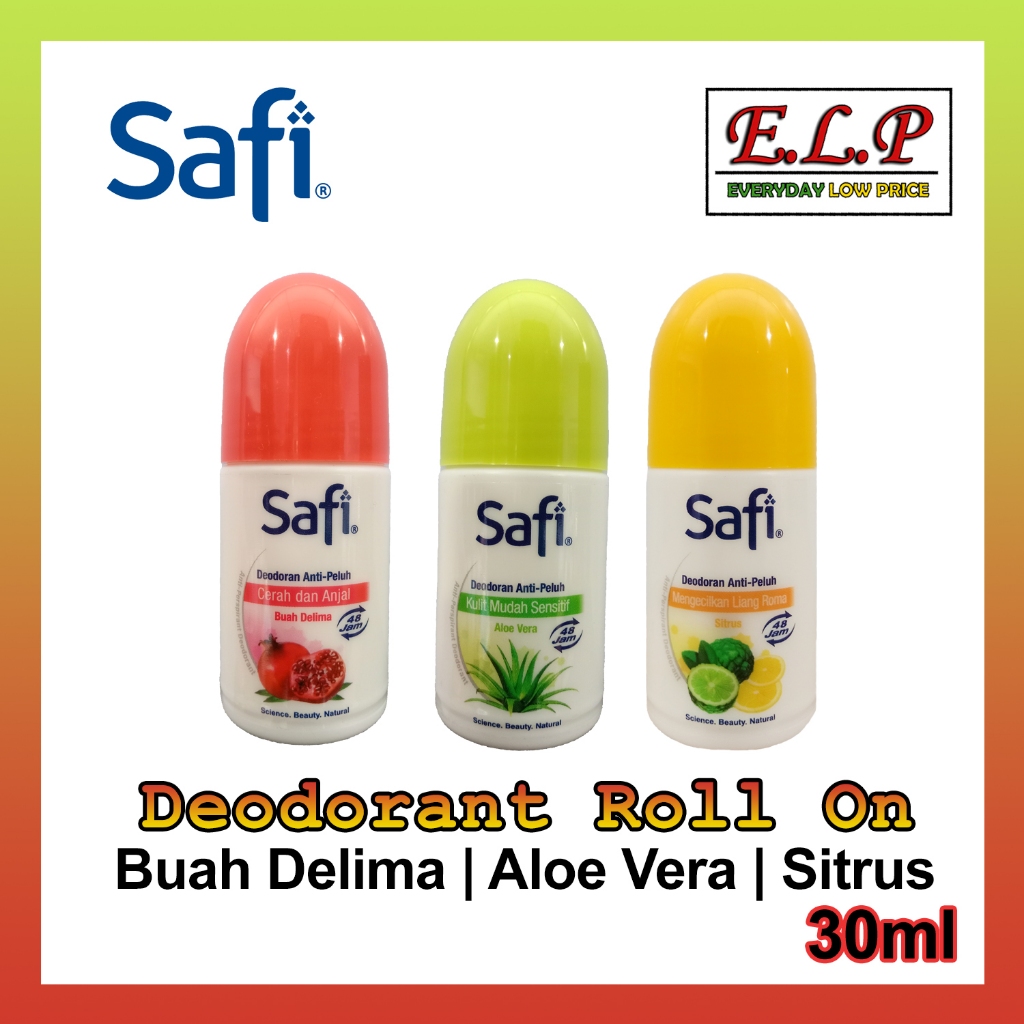 🔥Ready Stock🔥Safi Deodorant Anti-Peluh/ Anti-Perspirant Roll on 30ml ...