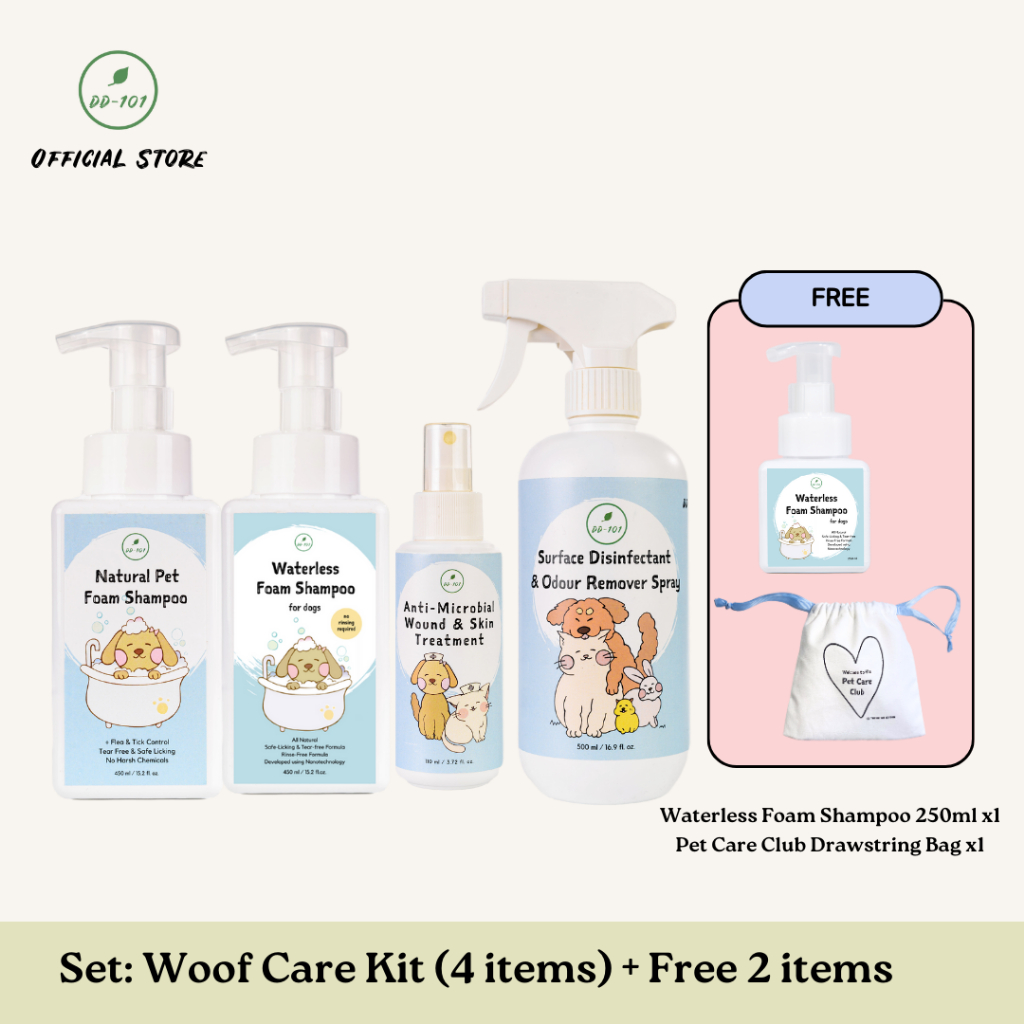 (SPECIAL SALE) DD101 BEST BUY Woof Care Kit (All Natural Organic, Safe ...