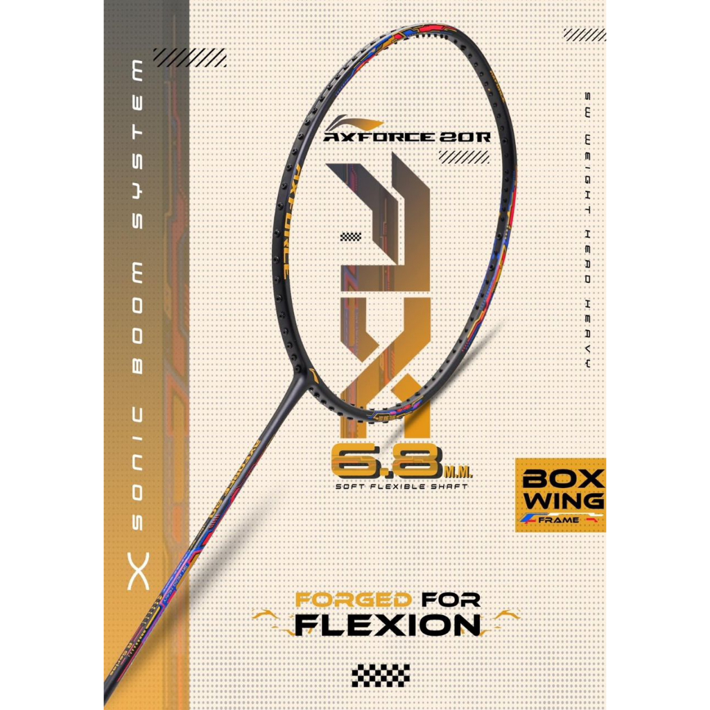 LINING AXFORCE 20 4U BADMINTON RACKET FREE GRIP | Shopee Malaysia