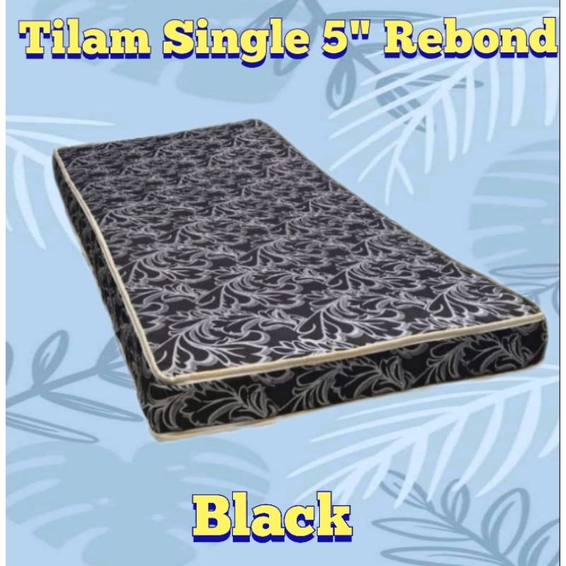 (warranty 5 years) Tilam Single Rebond 5 Inch, Tilam bujang 5 inch Yang ...