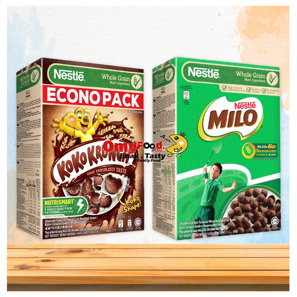 450g Nestle Breakfast Cereal [Koko crunch / Milo [OmyFood] | Shopee ...