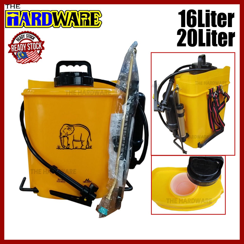 🔥Ready Stock🔥16Liter/20Liter Plastic Knapsack Sprayer-Cap Gajah(GJ-16 ...