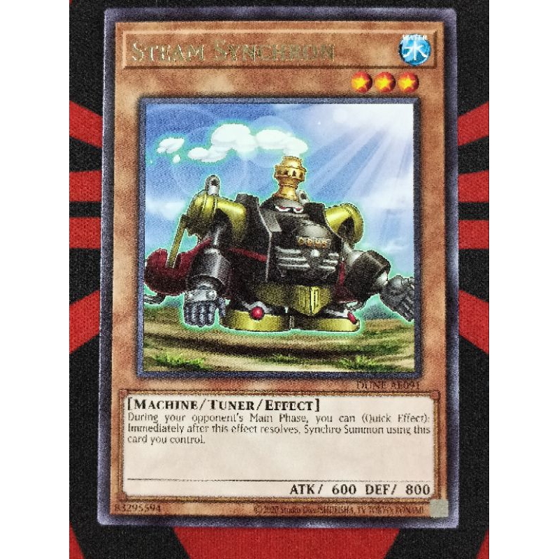 YUGIOH KONAMI DUNE-AE091 Steam Synchron (Rare) | Shopee Malaysia