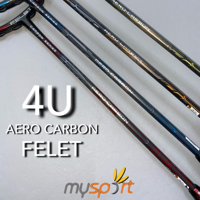 FELET Aero Carbon Professional Badminton Racket MAX TENSION 35LBS ...