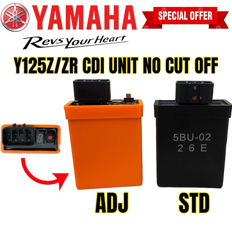 NEW ARRIVAL!!! YAMAHA NO CUT OFF Y125Z Y125 (5BU) CDI UNIT ASSY AJUSTABLE / STANDARD RACING CDI ...