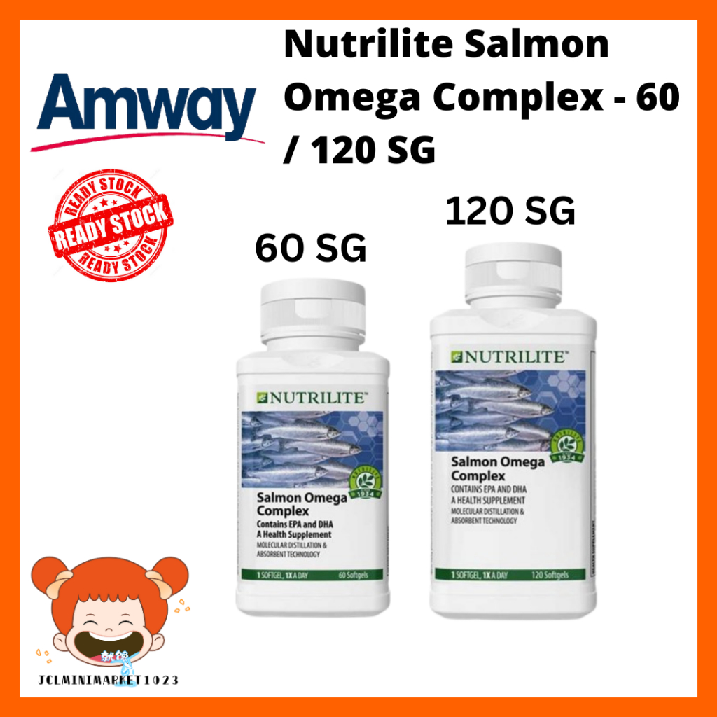🔥READY STOCK🔥Amway - Nutrilite Salmon Omega Complex - 60 Sg / 120 Sg ...