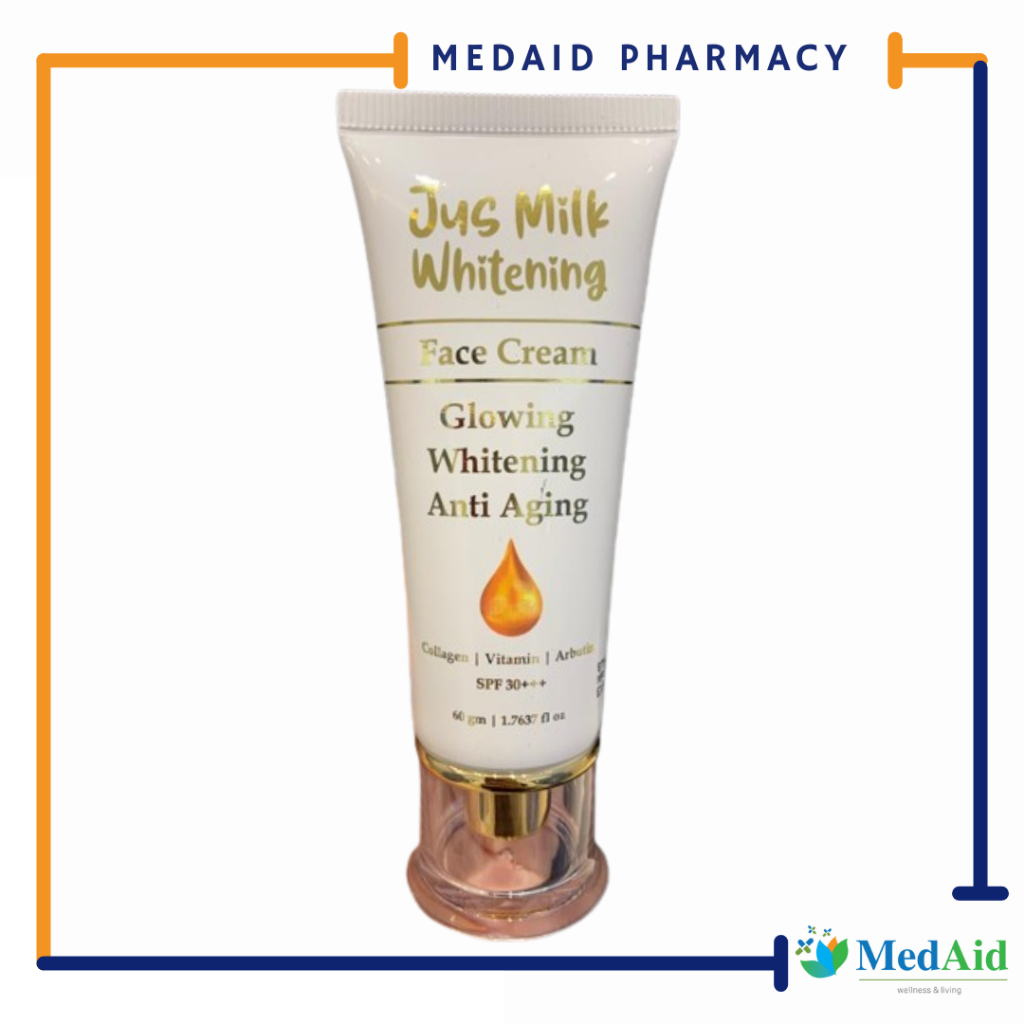Jus Milk Whitening Face Cream 60g | Shopee Malaysia