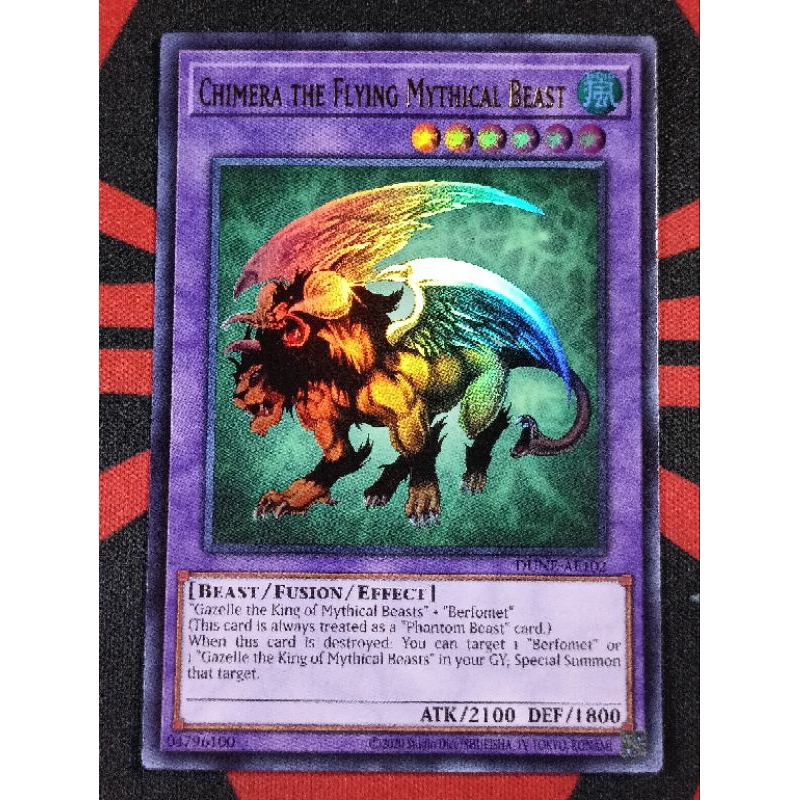 YUGIOH KONAMI DUNE-AE102 Chimera the Flying Mythical Beast (Ultra Rare ...
