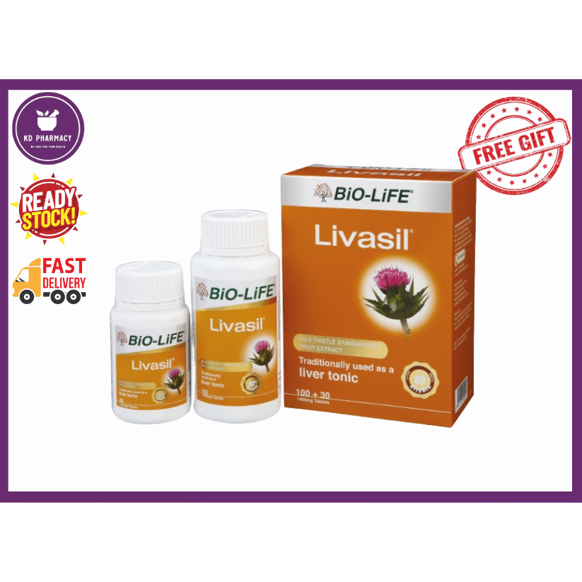 BIO-LIFE Livasil Tablets [Maintain Liver Health // Reduce Liver Damage ...