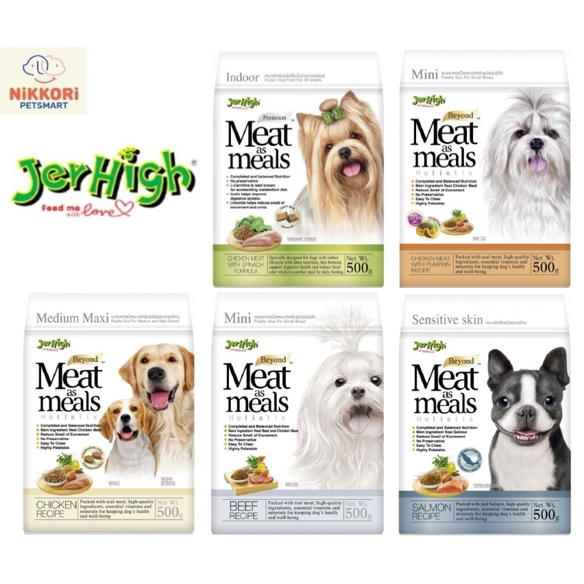 JERHIGH Meat as Meals Holistic Recipe for Dog (Chicken/ Beef/ Salmon ...