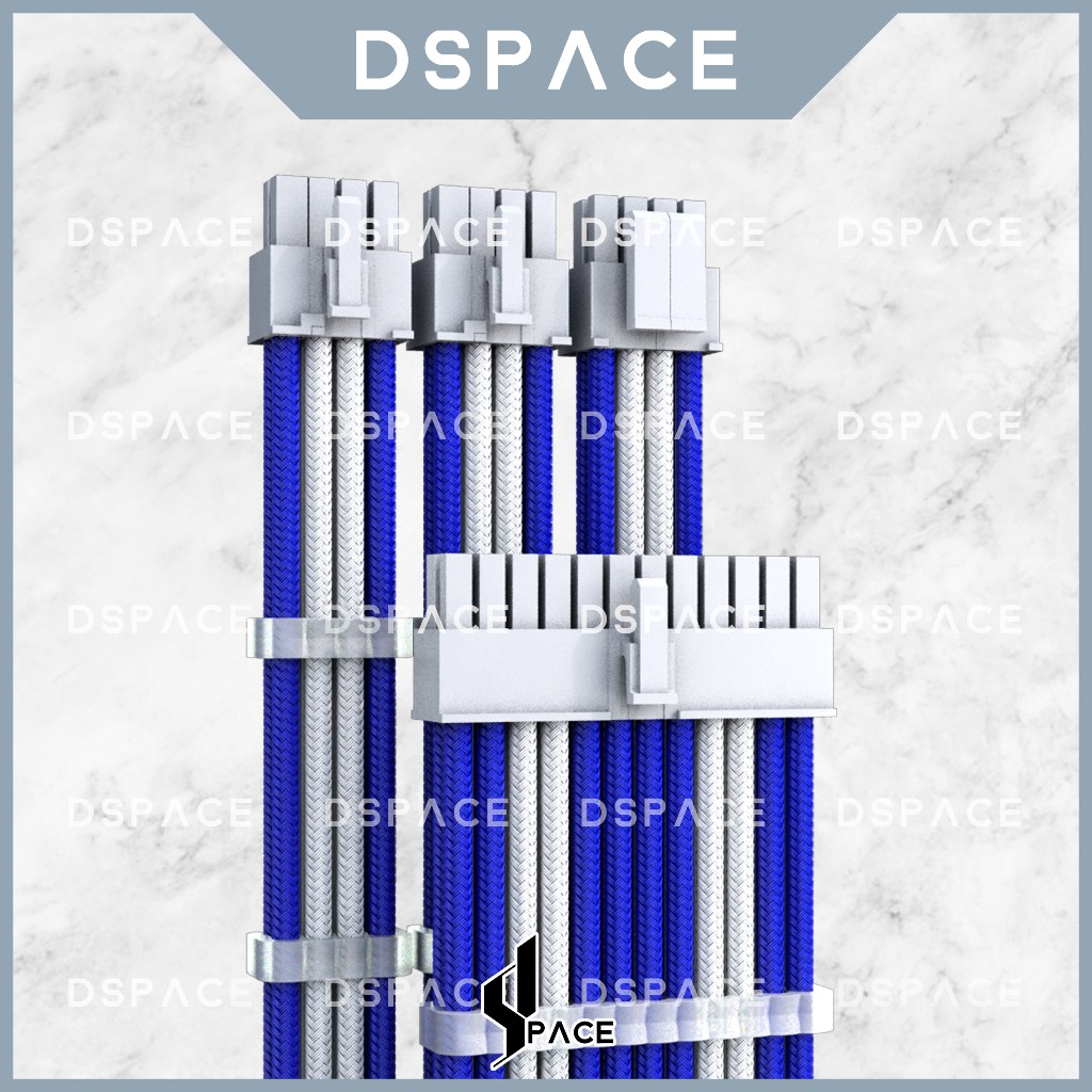 DSPACE MESH-X PSU Navy Blue Premium Sleeve Braided Extension Custom ...