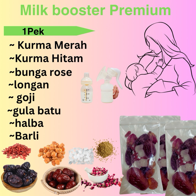 Milk Booster Organic Premium Mini Pack | Shopee Malaysia