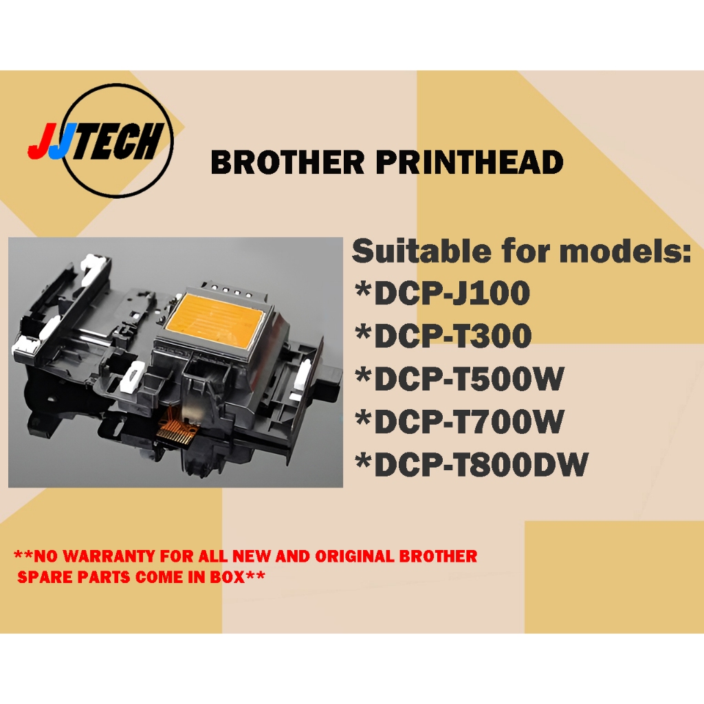 Original Brother Print Head Printhead J100 J105 J200 T300 T500W T700W ...