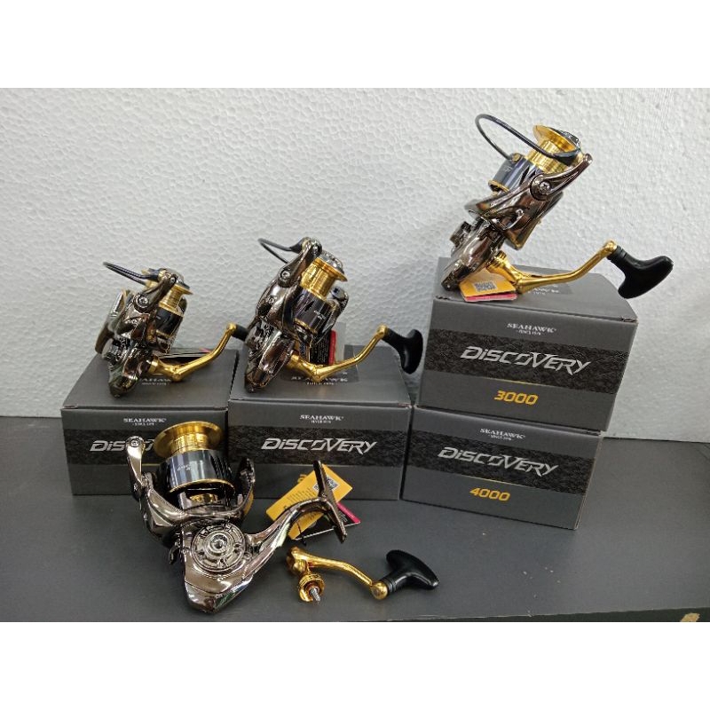 SEAHAWK DISCOVERY 1000,2000,3000,4000 SPINNING REEL | Shopee Malaysia