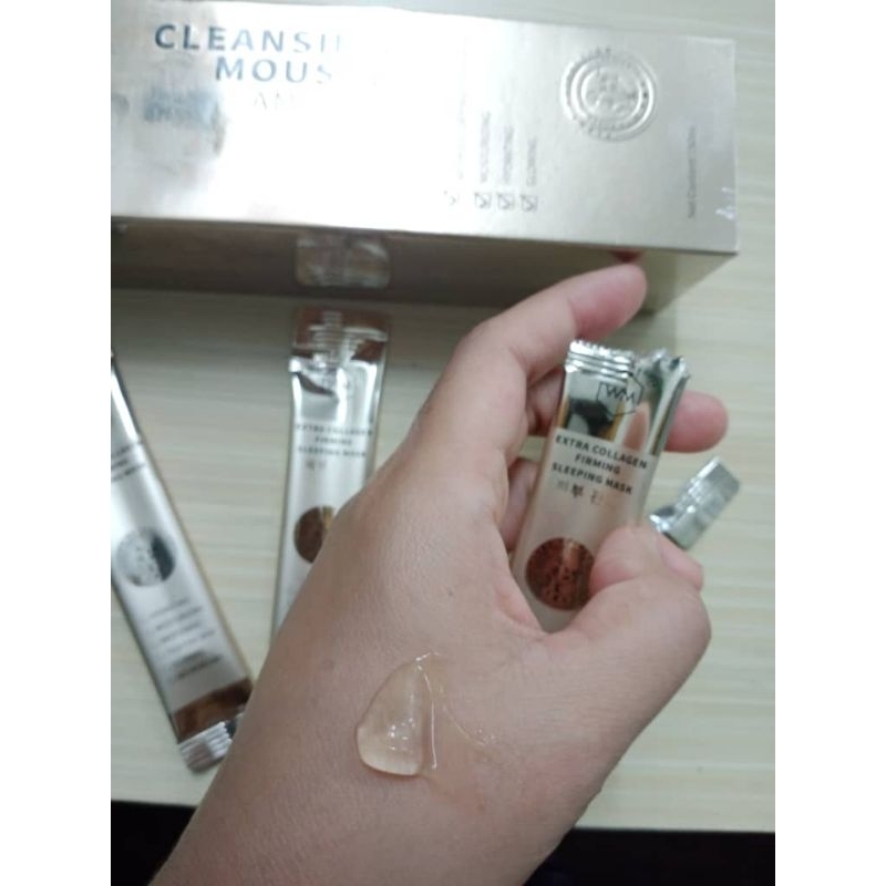 EXTRA COLLAGEN FIRMING SLEEPING MASK SACHET(glowing) | Shopee Malaysia