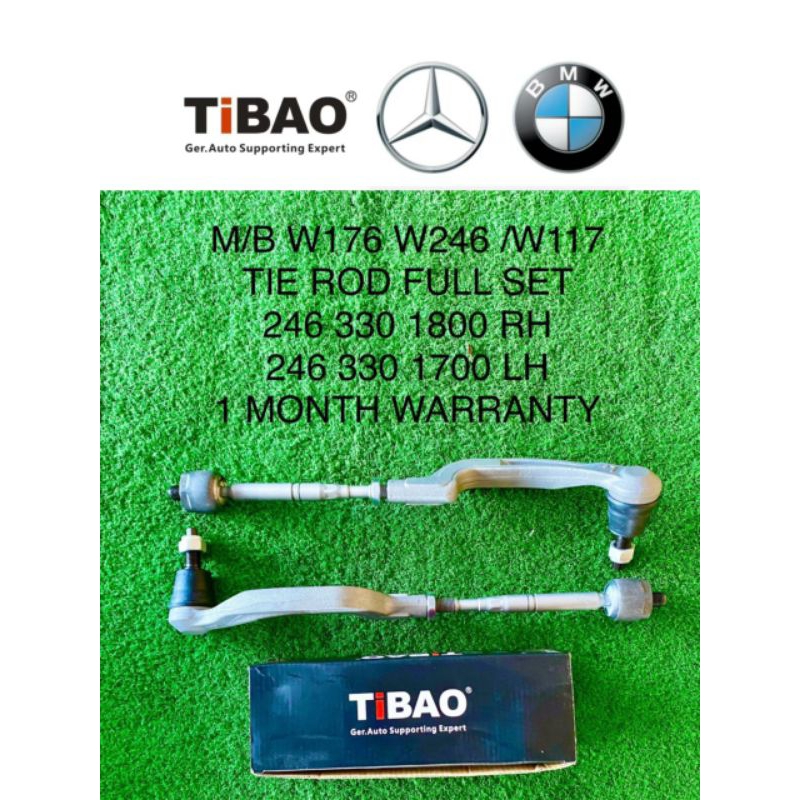 (TIBAO) BENZ W246 W117 W176 TIE ROD & SIDE ROD (PRICE FOR 1SIDE ...