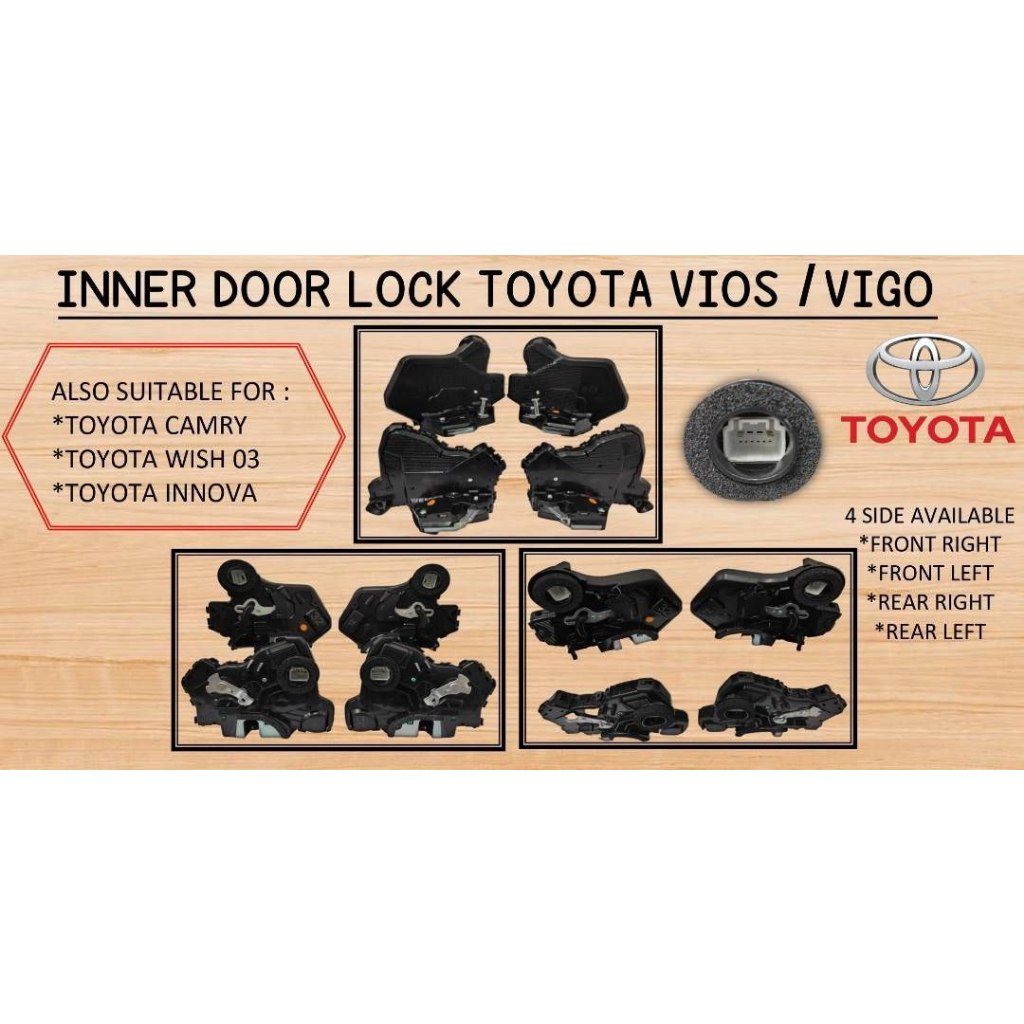 TOYOTA VIOS-2003,VIGO,CAMRY,WISH-2003,INNOVA Door Inner Lock Pintu ...