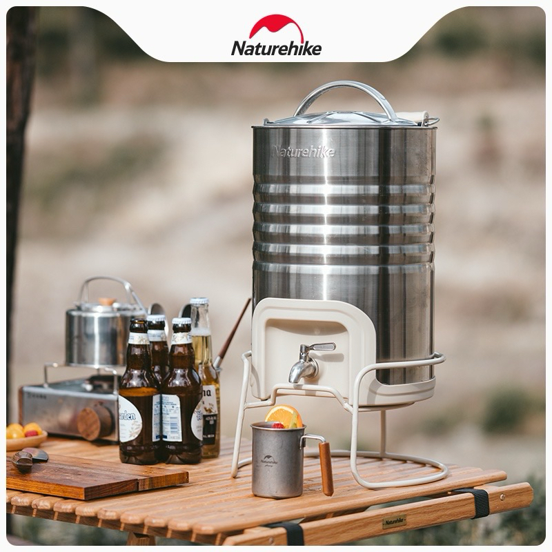 Naturehike 10L Stainless Steel Retro Thermal Insulation Bucket Outdoor ...