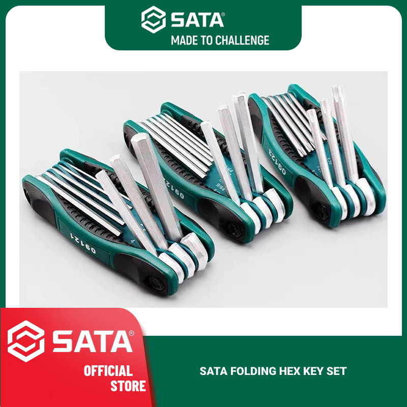 SATA FOLDING HEX KEY SET / MM SIZE HEX KEY / TORX ALLEN KEY / INCHES ...