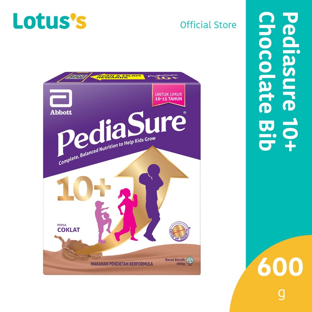 Pediasure 10+ Chocolate Bib 600g | Shopee Malaysia