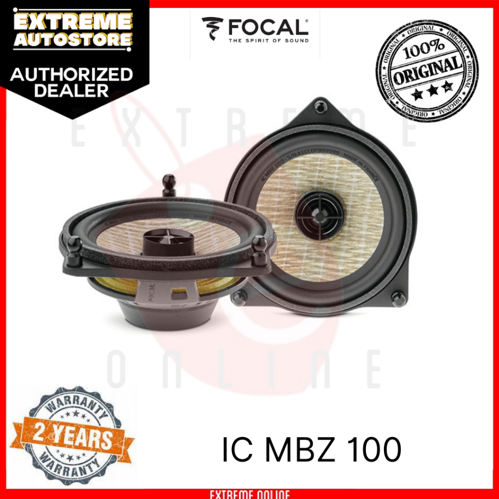 Focal Inside IC MBZ 100 4" 2-way speakers for select Mercedes-Benz ...