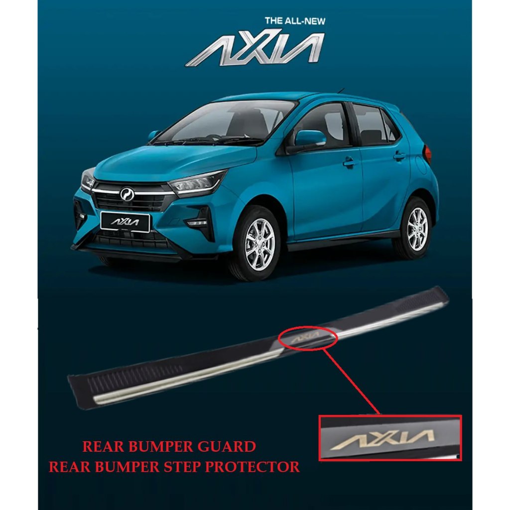 Rear Bumper Guard / REAR BUMPER STEP PROTECTOR PERODUA AXIA 2023 ...