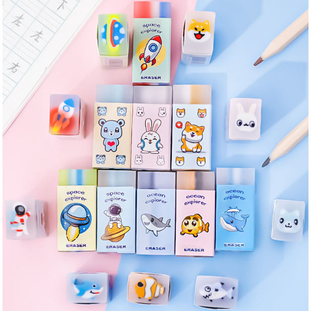 Korea Ins Creative Cute Cartoon Eraser Student Children Kindergarten ...