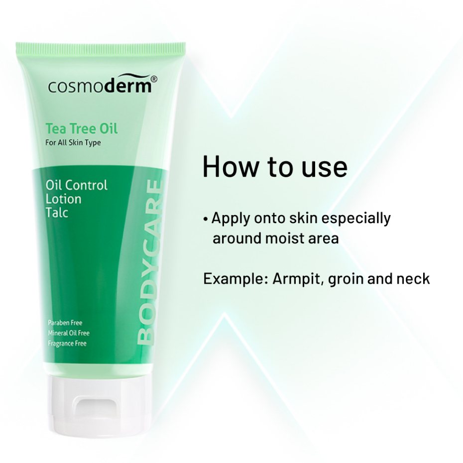 Cosmoderm Oil Control Lotion Talc ( 125ml ) | Shopee Malaysia