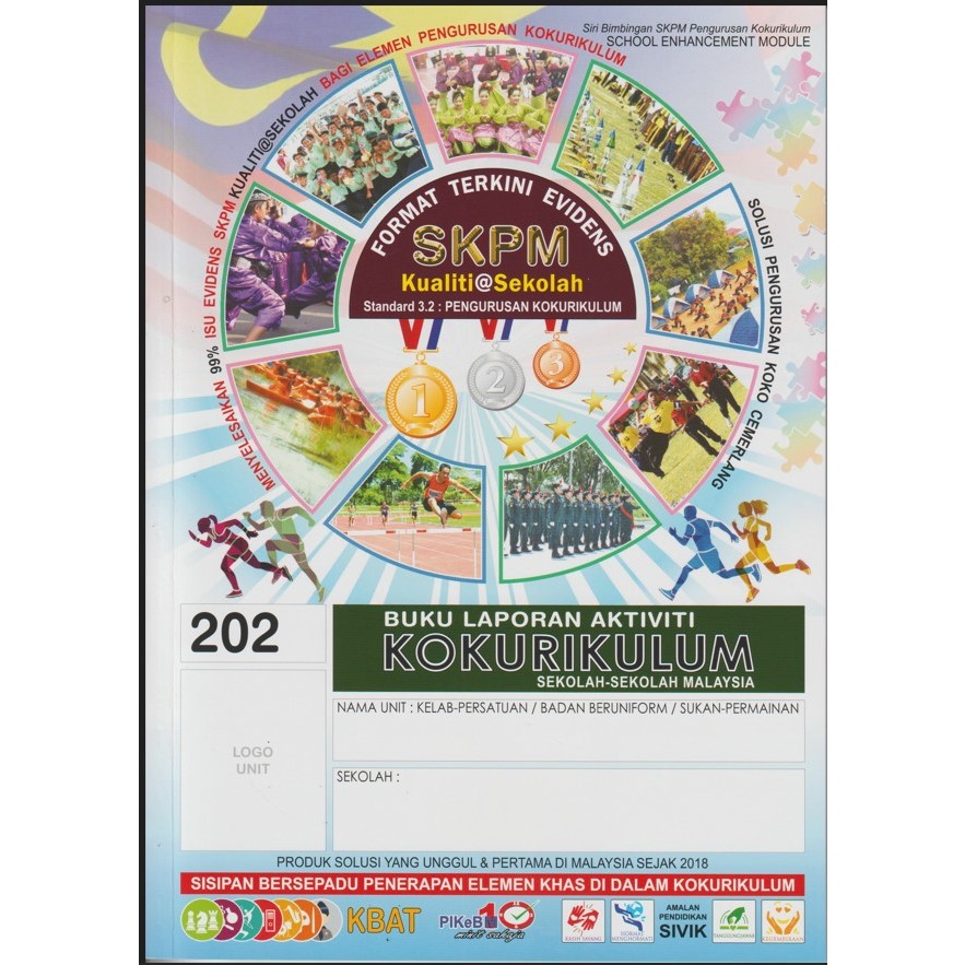 2024/2025 BUKU LAPORAN AKTIVITI KOKURIKULUM (BLAK) EDISI 2024/25 (Terkini) SKPMg2 (ISBN ...