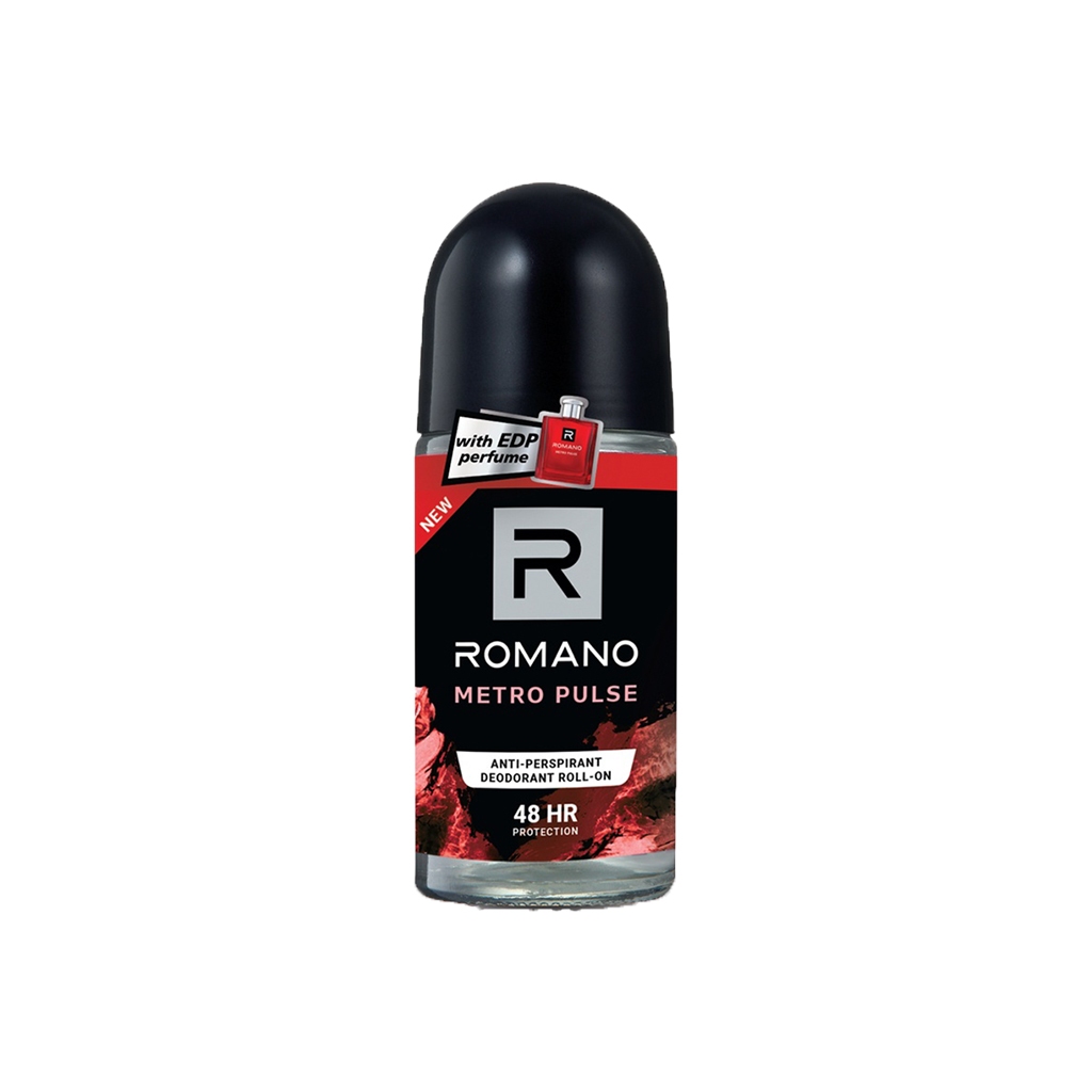 Romano Men Deodorant Roll On 50ml (Prestige/Metro Pulse/Urbane/Classic ...