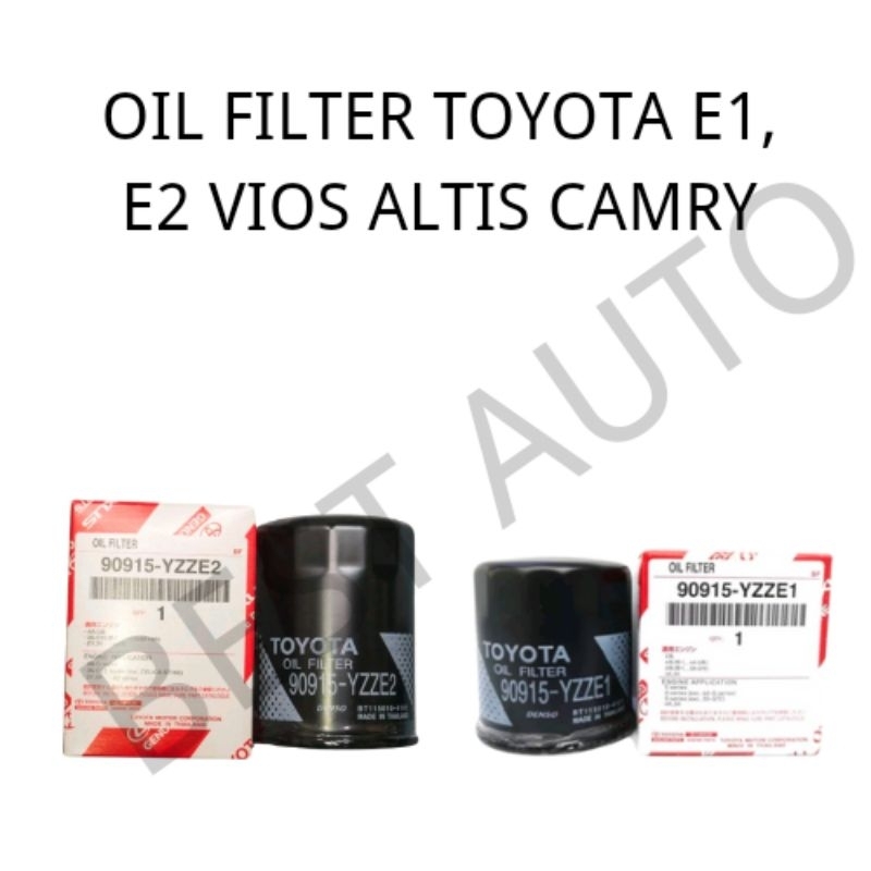 OIL FILTER TOYOTA E1, E2 VIOS ALTIS CAMRY | Shopee Malaysia