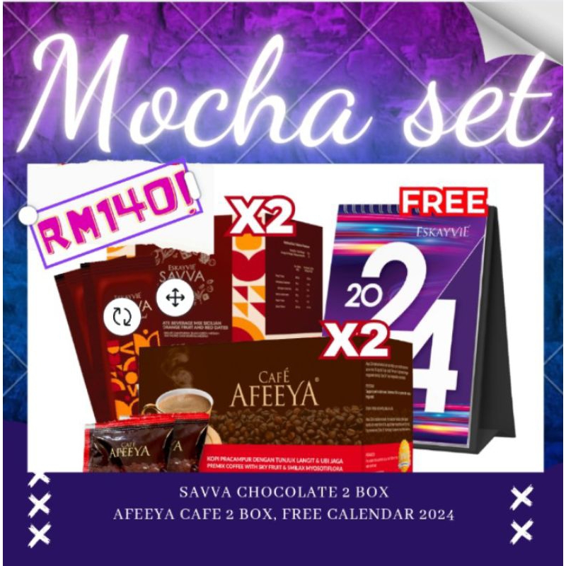 Set air mocha sedap (coklat + afeeya cafe) | Shopee Malaysia