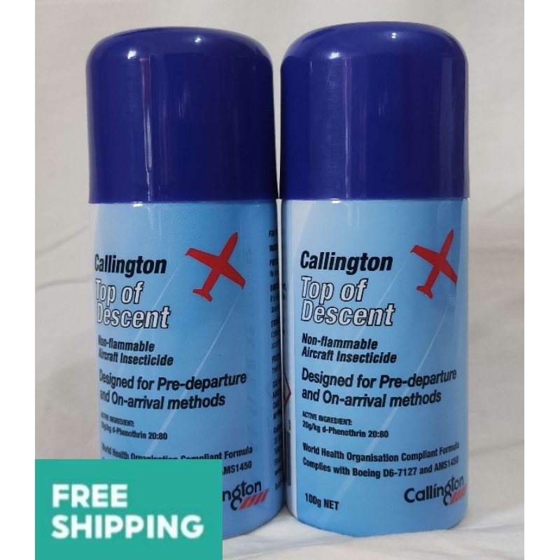 [Free shipping] Callington Top of Descent Aircraft Insecticide | Shopee ...