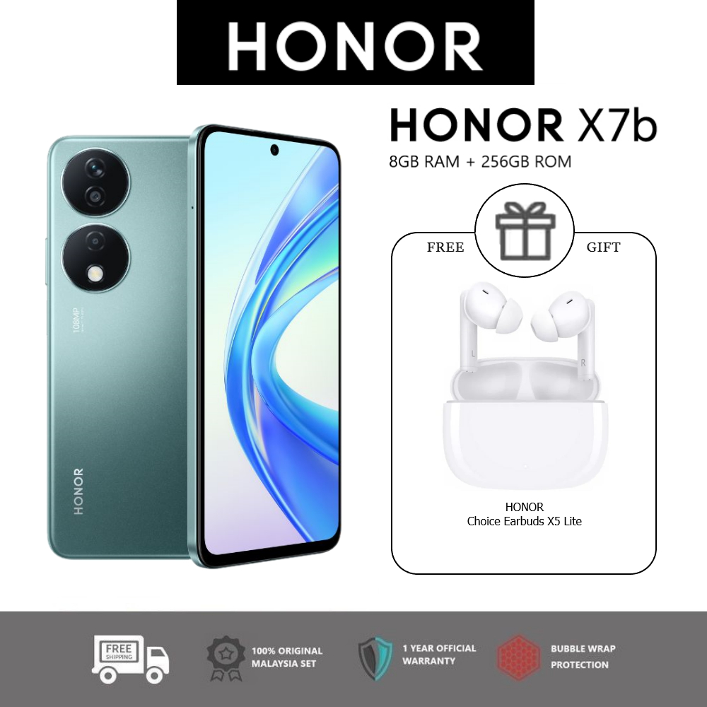 Honor X7B 5G / 4G | 8GB+256GB ROM | 35W SuperCharge 6000mAh | 108MP ...