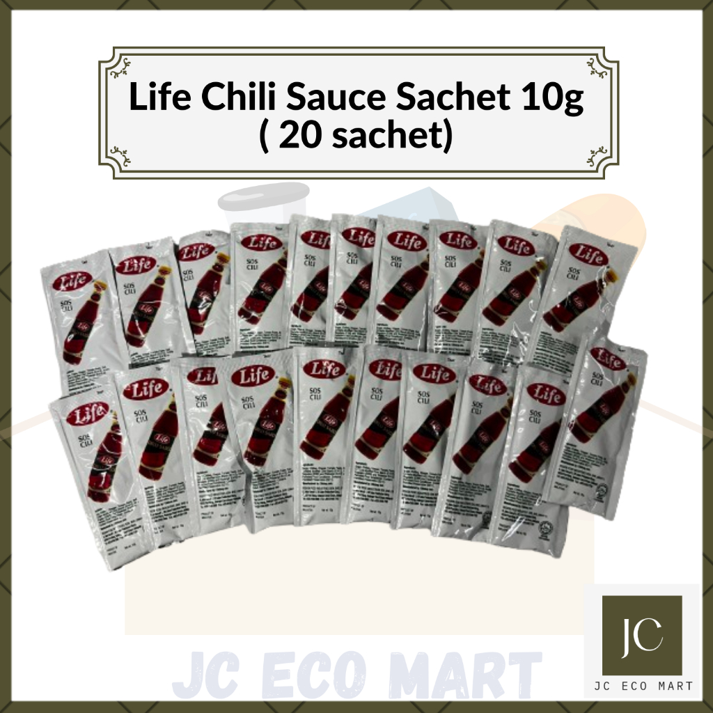 Life Chili Sauce Sachet 10g ( 5 Sachet / 10 Sachet / 20 Sachet ) | Sos ...