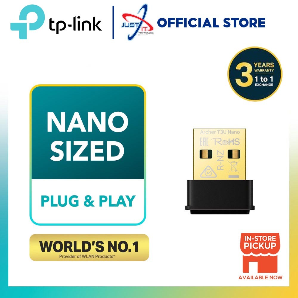 TP-Link Archer T3U Nano AC1300 Nano Wireless Mu-Mimo Wi-Fi USB Adapter ...