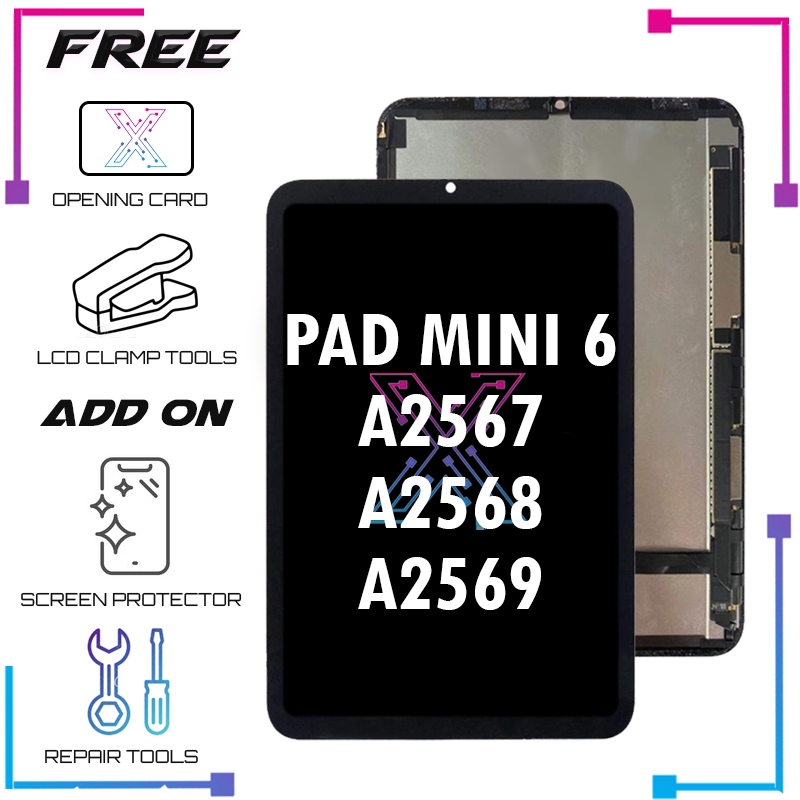 Lcd Compatible For PAD MINI 6 A2567 A2568 A2569 (With Touch Screen ...