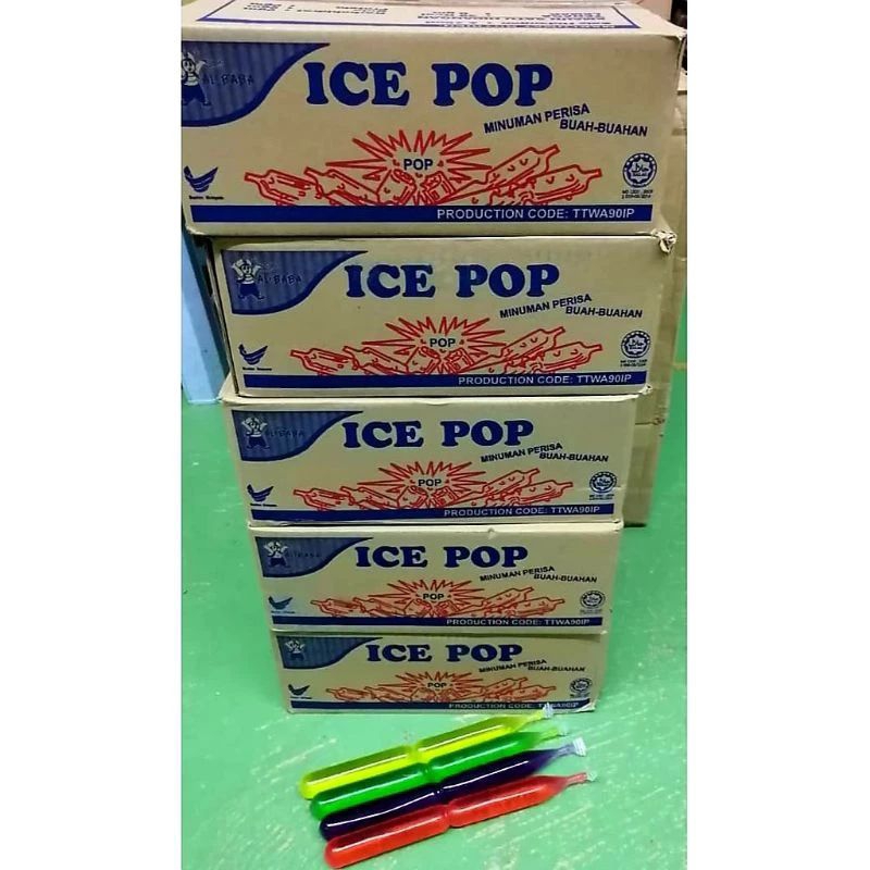 90pcs Poli Pong Ice Pop Ice Cream Batang | Shopee Malaysia