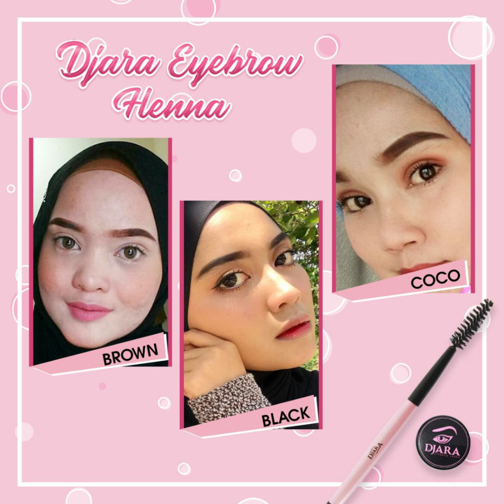 Organic Eyebrow Henna 5g By Djara Inai Kening Cantik Organik Halal ...