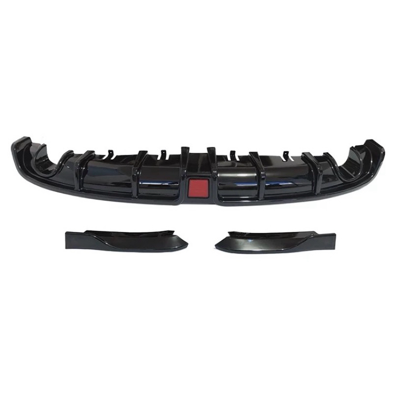 Honda Civic FE Body Kit Car Diffuser Square Light Rear Lip Exhaust ...
