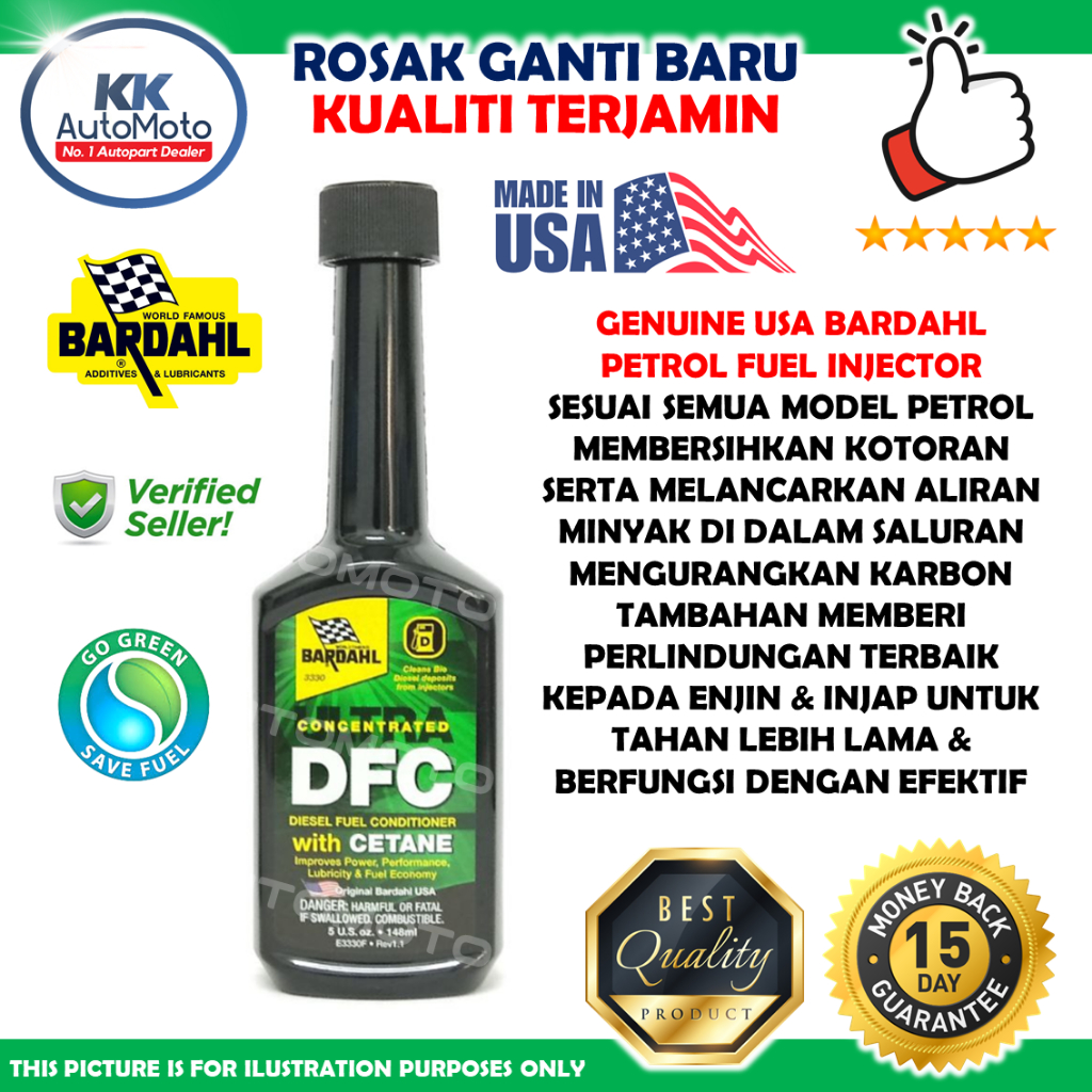 Bardahl USA CRDI Diesel 4X4 4WD Fuel Conditioner Injector Cleaner ...