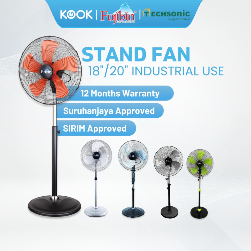 FUJIBIN | TECHSONIC | SUMSONIC (18"/45cm) / (20"/50cm) Industrial Stand ...