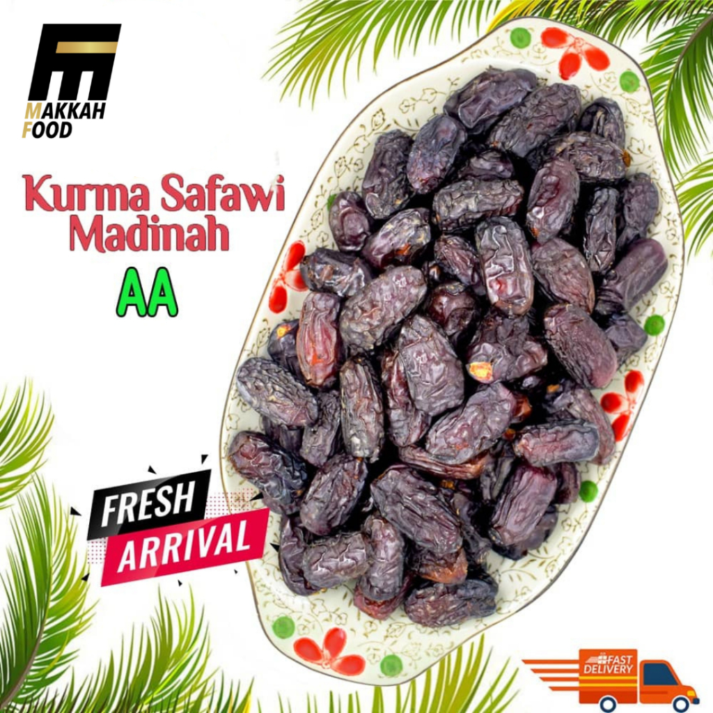 Kurma Safawi Madinah Jumbo High Quality Safawi Vip Dates 250G /500G ...
