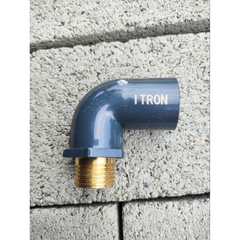 PVC Valve Elbow 15mm 1/2" Brass Threaded | Shopee Malaysia