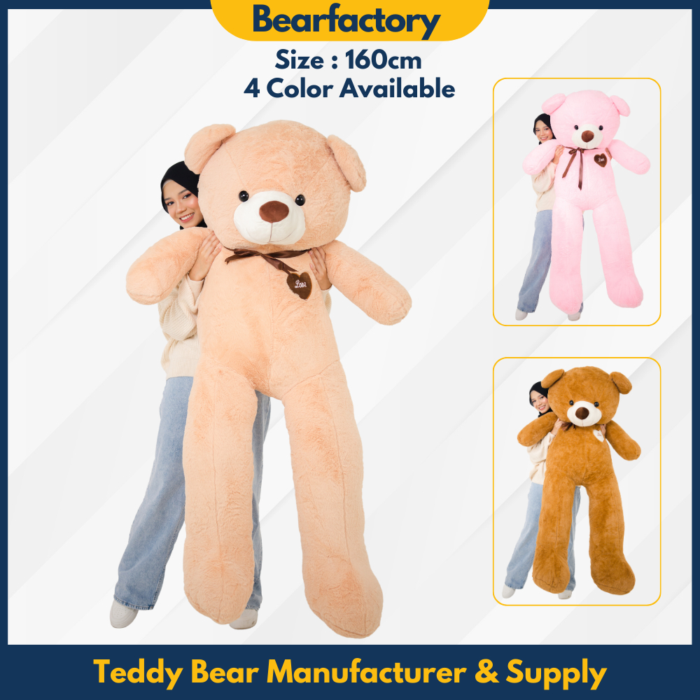 160cm/1.6m Giant Teddy Bear Plush Toys Big Bear Birthday Gift Event ...